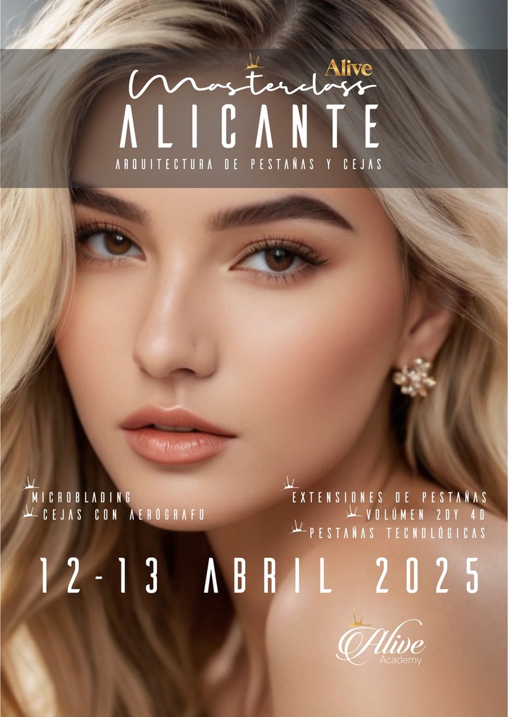 MASTER CLASS DE CEJAS Y PESTAÑAS ALICANTE - Alive academy academia de pestañas Cursos de ...